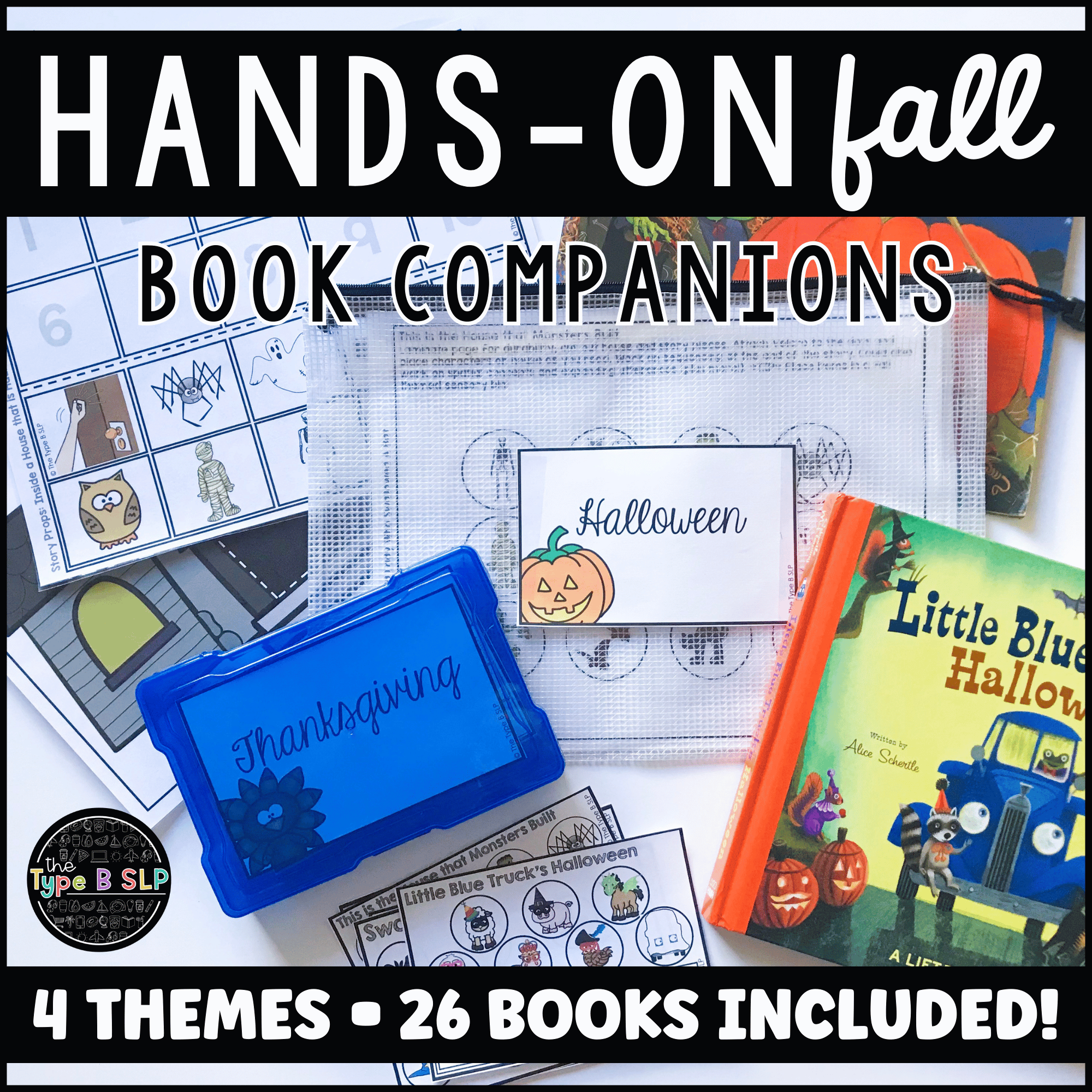 Fall Themed Hands-On Book Companions for Speech Therapy – The Type B SLP
