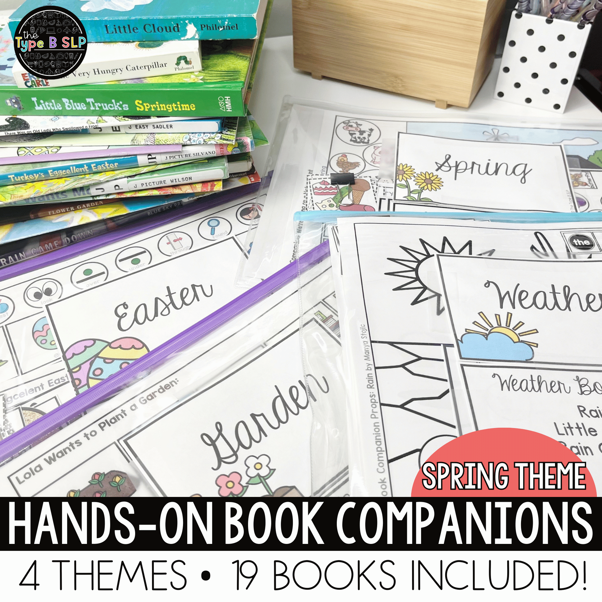 Spring Themed Hands-On Book Companions for Speech Therapy – The Type B SLP