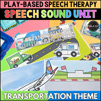 Play-Based Speech Therapy: Transportation Theme Speech Sound Unit – The ...
