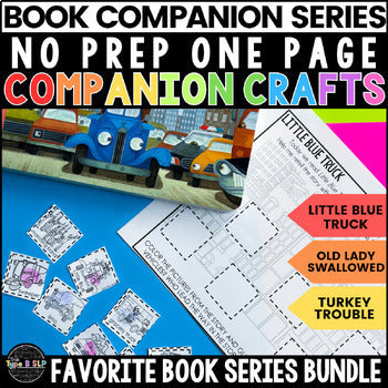 GROWING BUNDLE One Page Speech and Language Book Crafts | RETELL LANGU ...